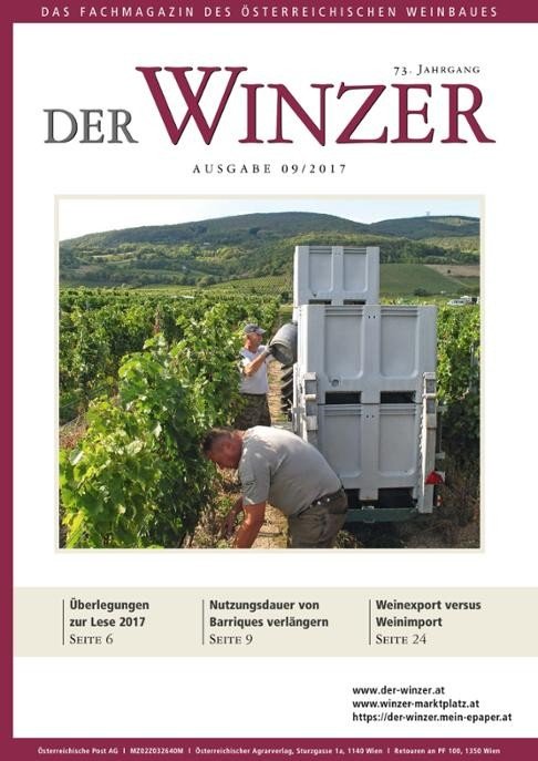 Der Winzer Nr. 9/2017 | Der Winzer